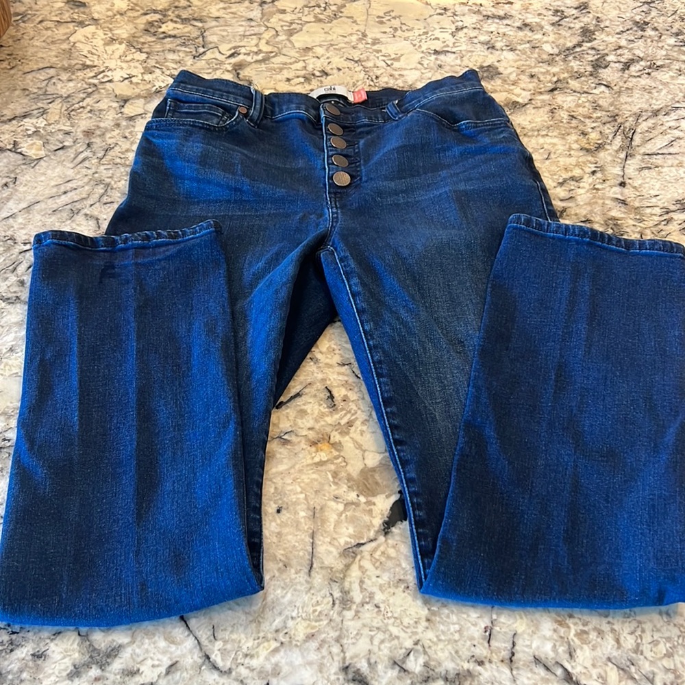 Cabi Button Fly Straight Jeans Fall 2022 - Gem